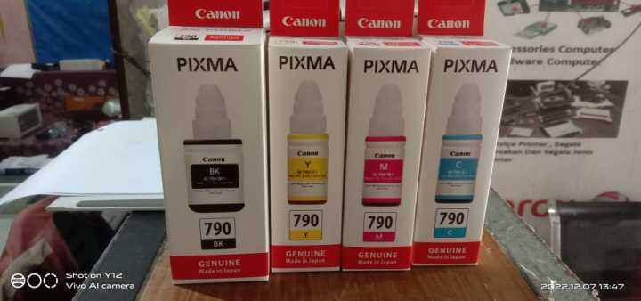 Tinta canon 790 Ori Canon 1set | Lazada Indonesia