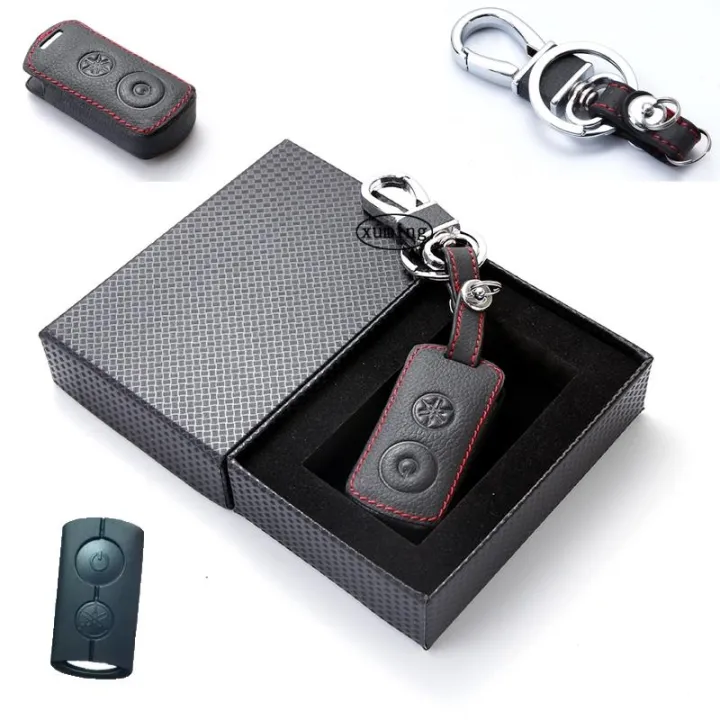 Xuming New Yamaha Nvx / Xmax/y16 Remote Key Leather Case 2 Button Smart ...