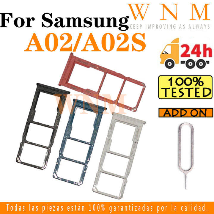 สำหรับ Samsung Galaxy A02 / A02S ซิมการ์ดเดี่ยว/สองซิม SD การ์ดที่ใส่ ...