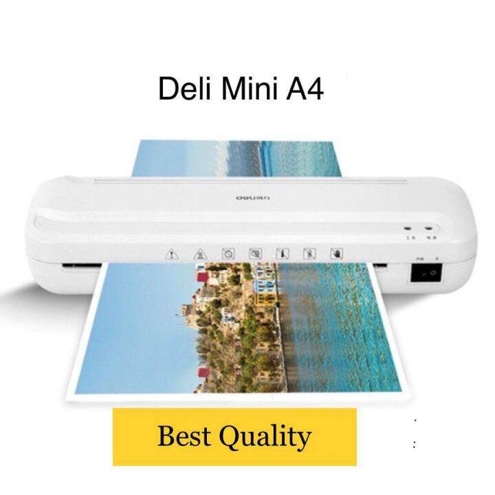 DELI A4 LAMINATOR MINI NO 33939/LAMINATING FILM/MESIN LAMINATE DELI | Lazada