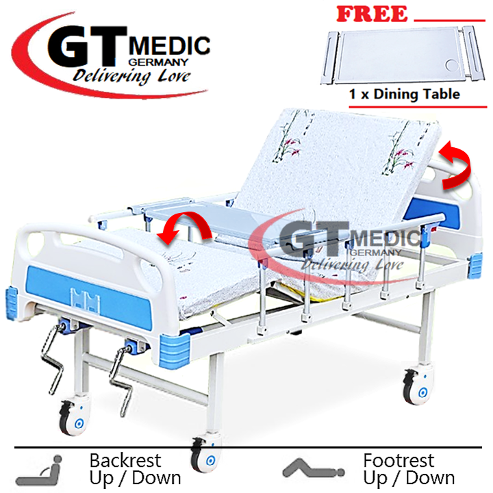 German Medicare Double Crank 2 Turn Function Medical Home Care Hospital ...
