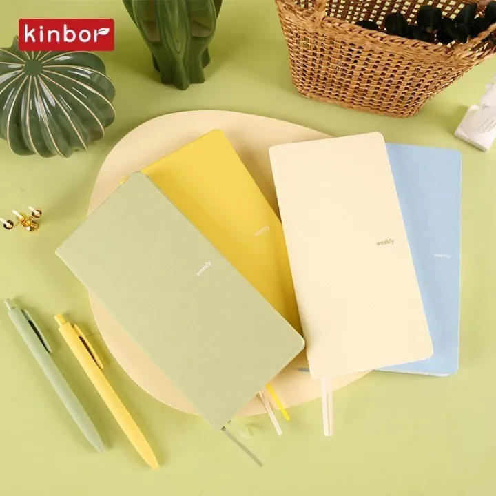 Kinbor 2023/22 Plan Book แบบพกพาตารางโน้ตบุ๊ค Блокнот Simple Hard ...