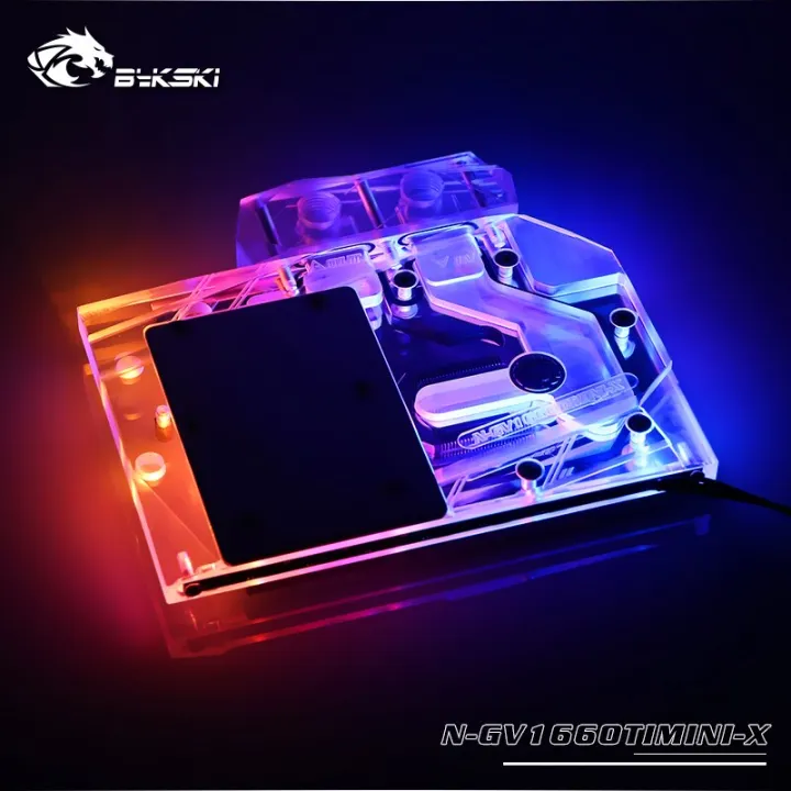 Bykski Gpu Water Block use for GIGABYTE AORUS RTX1660TI MINI ITX OC 6G ...