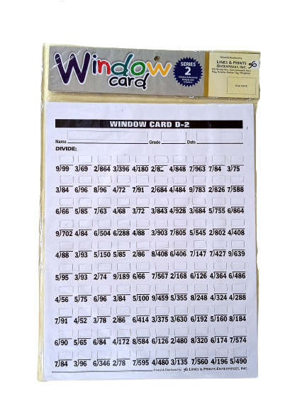 Math Window Card Series 2 | Lazada PH