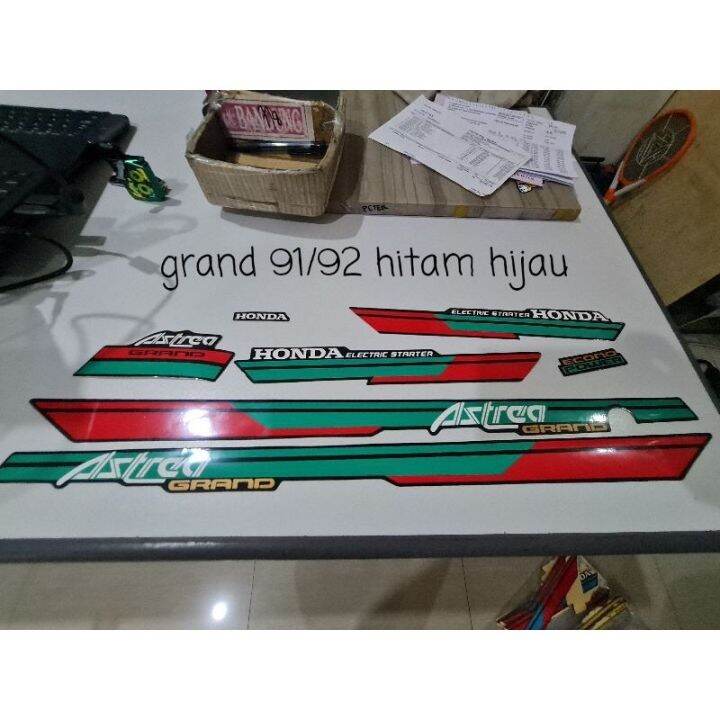 Striping Honda Astrea Grand Bulus 91-92 Stiker Grand Bulus List honda ...