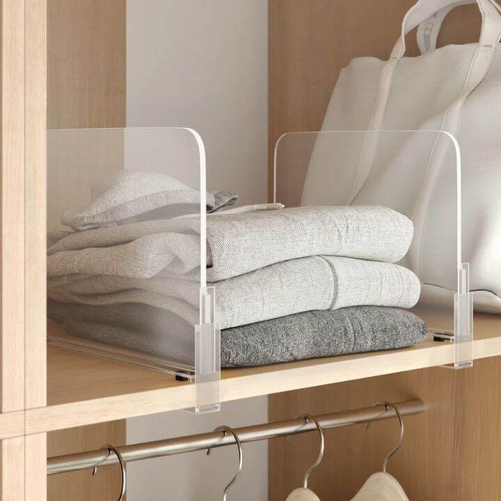 Wardrobe Partition Board Transparent Finishing Partition Home Bedroom ...