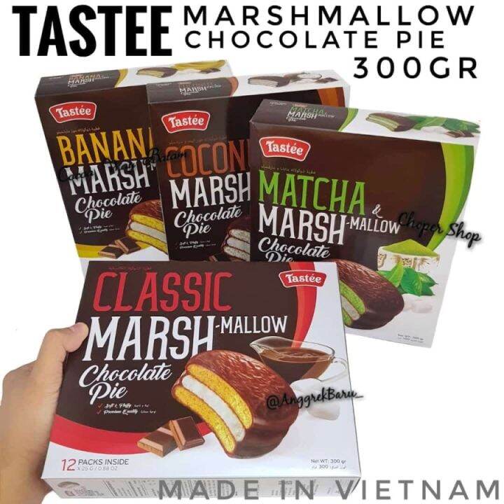 Tastee Marshmallow Choco Pie 300grama | Lazada Indonesia