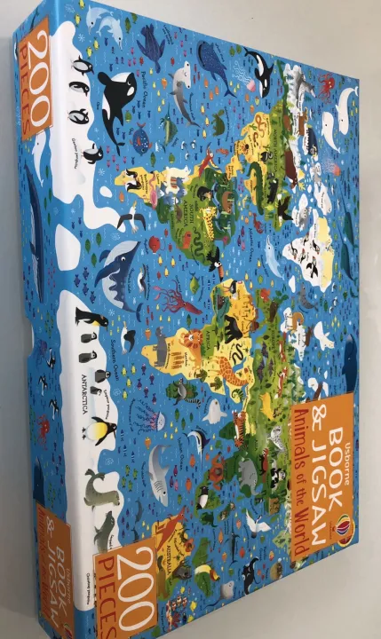 Usborne Jigsaw and book 200 pcs จิ๊กซอว์ พร้อมหนังสือจาก Usborne เรื่อง ...