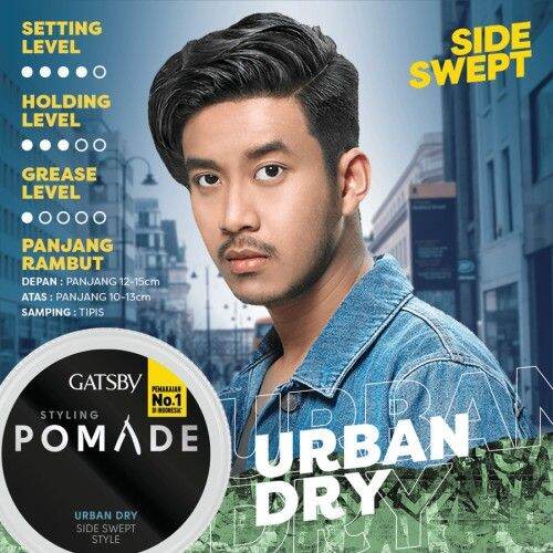 GATSBY Pomade Minyak Rambut Styling Rambut Pria 75gr | Lazada Indonesia