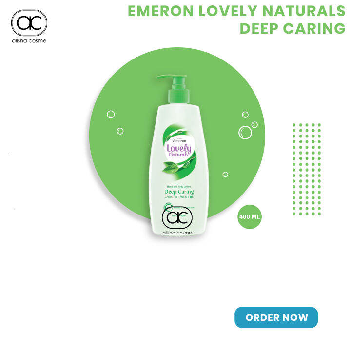 Emeron Lovely Natural Body Lotion 400ml | Lazada Indonesia