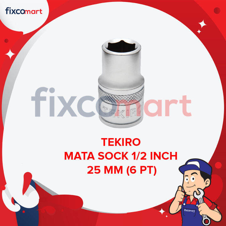 Tekiro Mata Sock 1/2 Inch 25 mm 6 PT / Tekiro Mata Socket | Lazada ...
