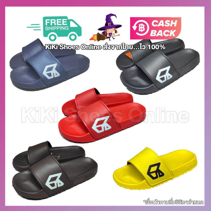 "ปรับราคาล้างสต๊อค" KiKi Shoes - รองเท้าแตะชาย แบบสวม ผช สีพื้นหรือสี ...