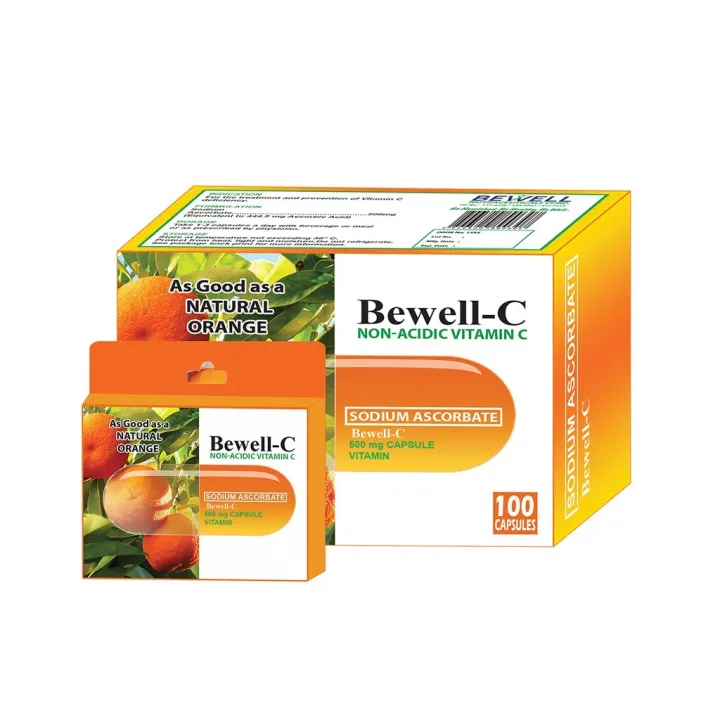 Bewell-C Non-Acidic Vitamin C 500mg 100 Capsules | Lazada PH