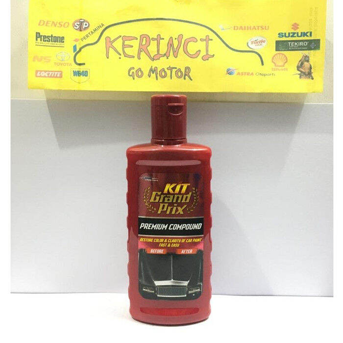 KIT GRAND PRIX PREMIUM COMPOUND - PENGHILANG GORESAN MOBIL KIT 275ml ...