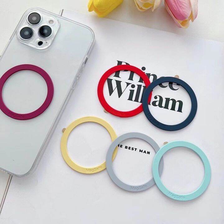 MAGNETIC RING PLATE STICKER FOR PHONES WIRELESS CHARGING | Lazada PH