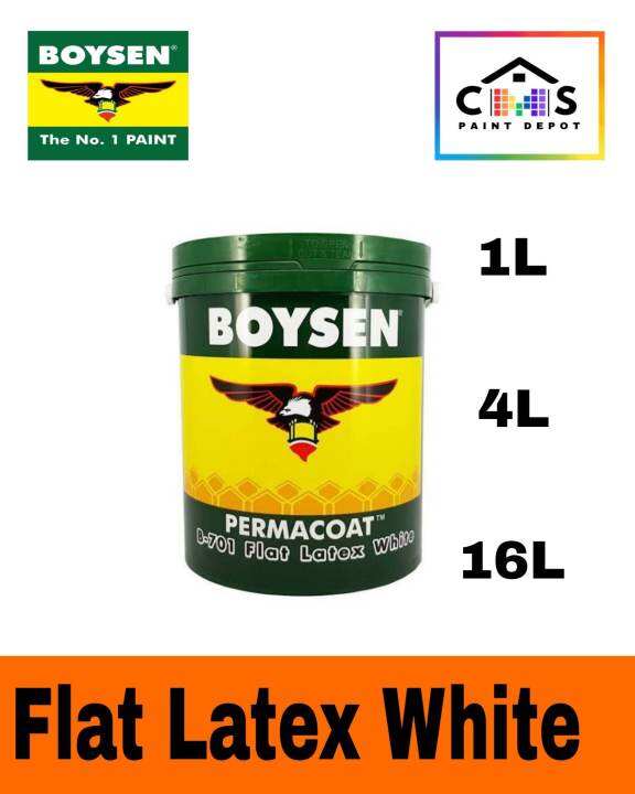 BOYSEN PERMACOAT FLAT LATEX | Lazada PH
