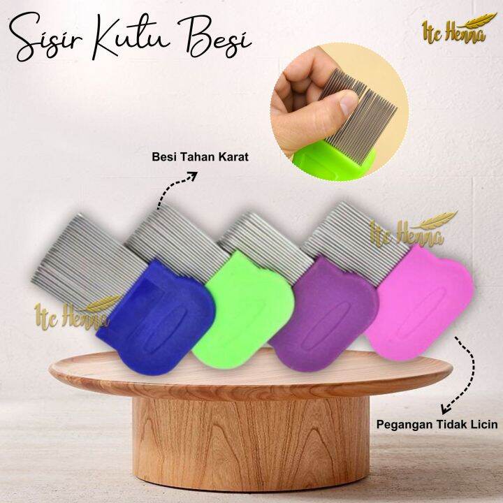 Sisir Serit Kutu Serit Kutu Ketombe Besi | Lazada Indonesia