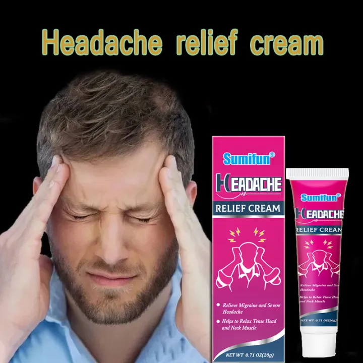 Relief Headache Cream Treatment Nerve Pain Herbal Medical Plaster ...