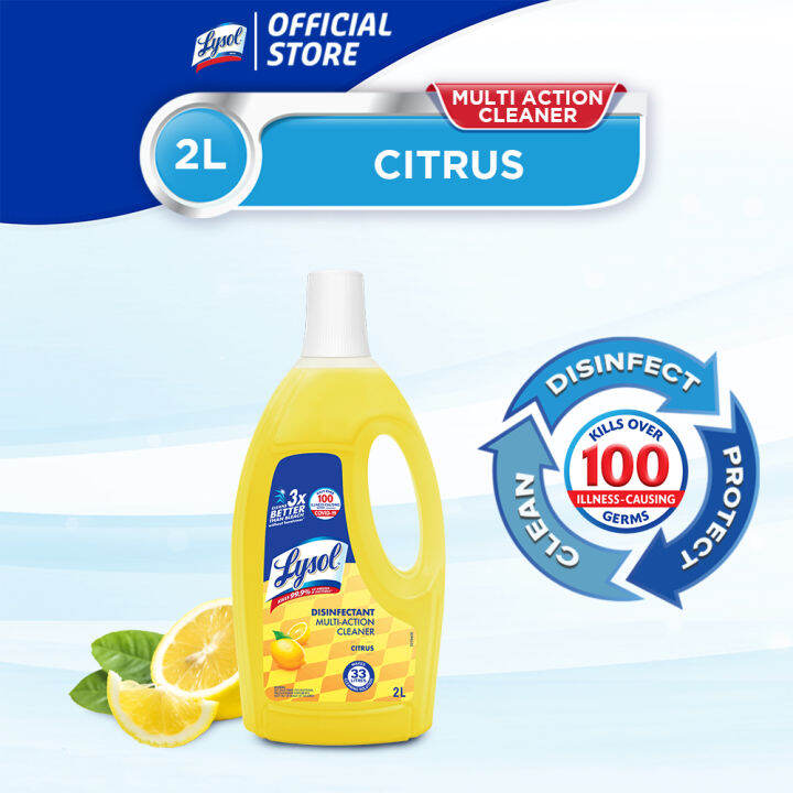 Lysol Multi Action Cleaner Citrus 2L | Lazada PH