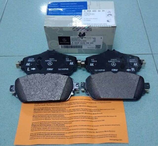 0084203620 BRAKE PAD FRONT MERCEDES W205 C200 C-CLASS | Lazada