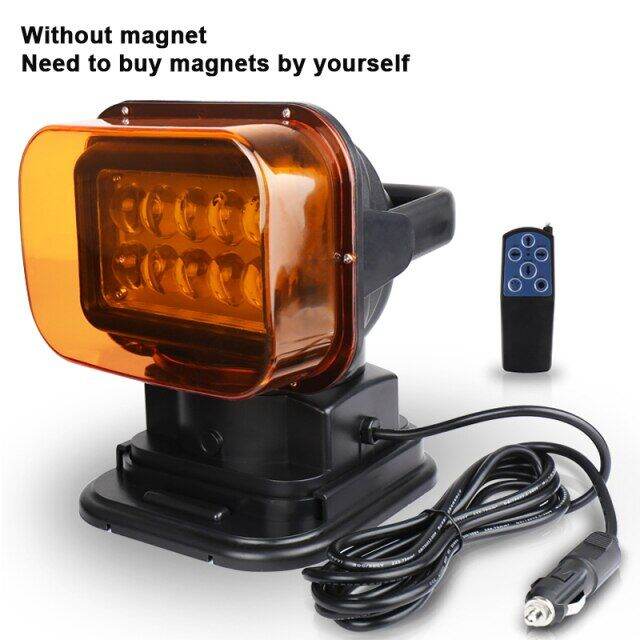 Wireless Remote Control Searchlight 50W 12&24V 7 Inch Up Down Left ...