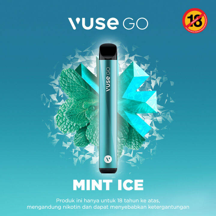 Vape VUSE GO Disposable Rasa Mint Ice 3% | Lazada Indonesia