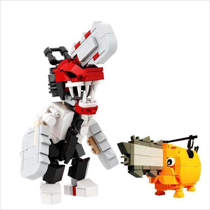 LEGO MOC Japan Cartoon Chainsaw Man Denji And Pochitas Building Block ...