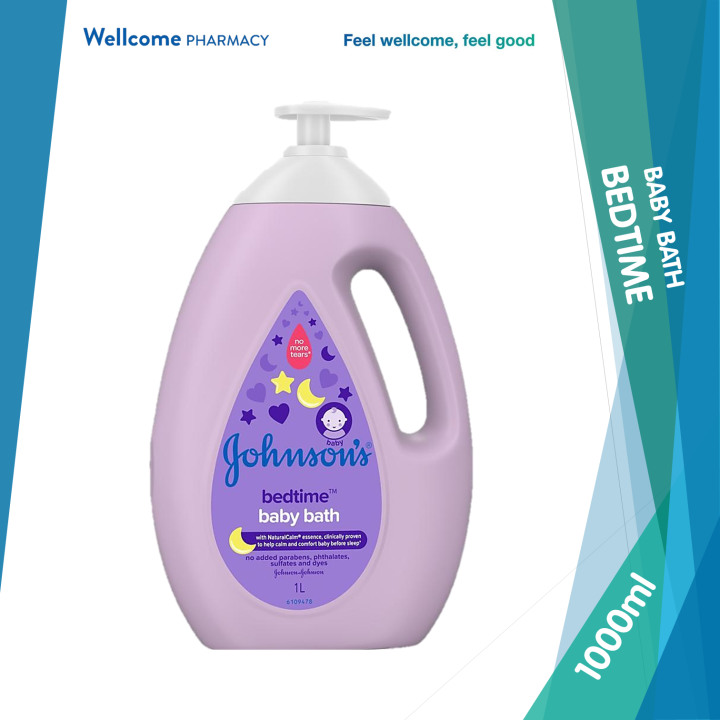 Johnson's Baby Bedtime Bath with NaturalCalm® Essence - 1000ml | Lazada