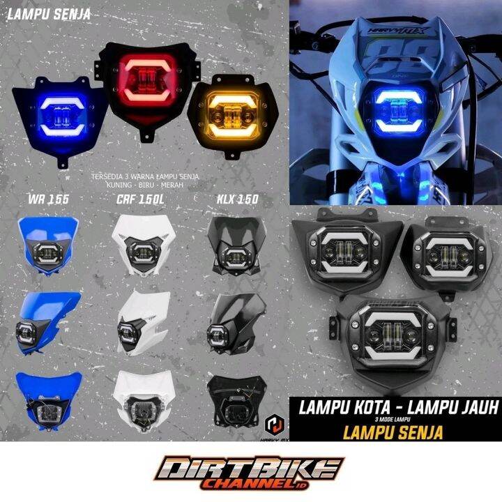 Lampu Depan REFLEKTOR LED DAYMAKER KLX 150 CRF 150 WR 155 DTRACKER 150 ...