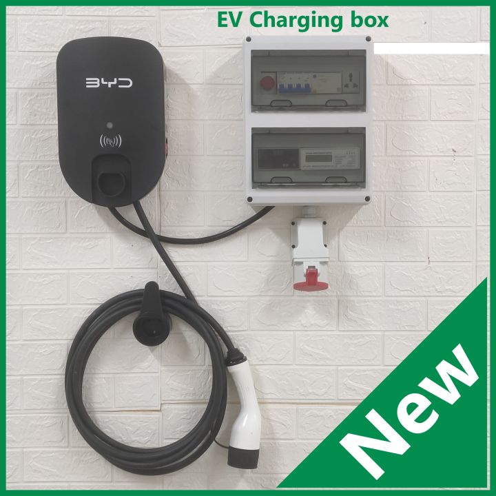 ตู้ EV 3เฟส สำหรับ Wall charger 11KW 16A 22KW 32A กล่องไฟชาร์ตรถEV ...