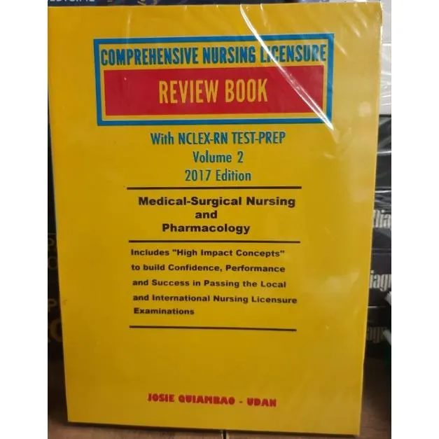 【Ready Stock】 Comprehensive Nursing Licensure Review Book Vol 2 by Udan ...