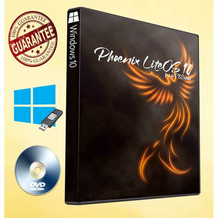 Windows 10 Pro Phoenix LiteOS For Gamers 21H2 Installer USB Boot ...