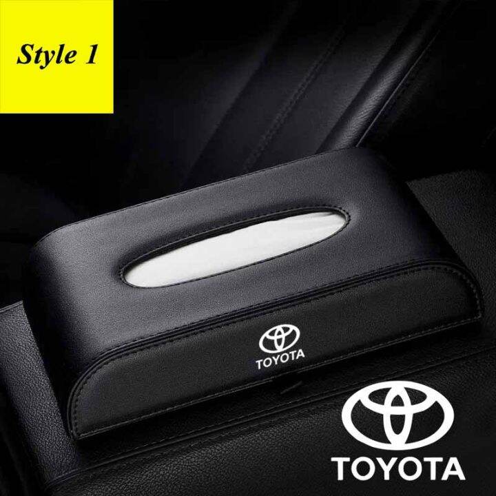 Car Premium Leather Tissue Box for Toyota Camry Corolla Tacoma Hilux ...