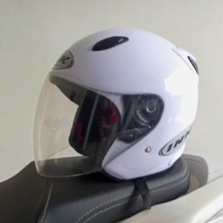 HELM INK HALF FACE NEW EMBOSS SNI PAKING KARDUS | Lazada Indonesia