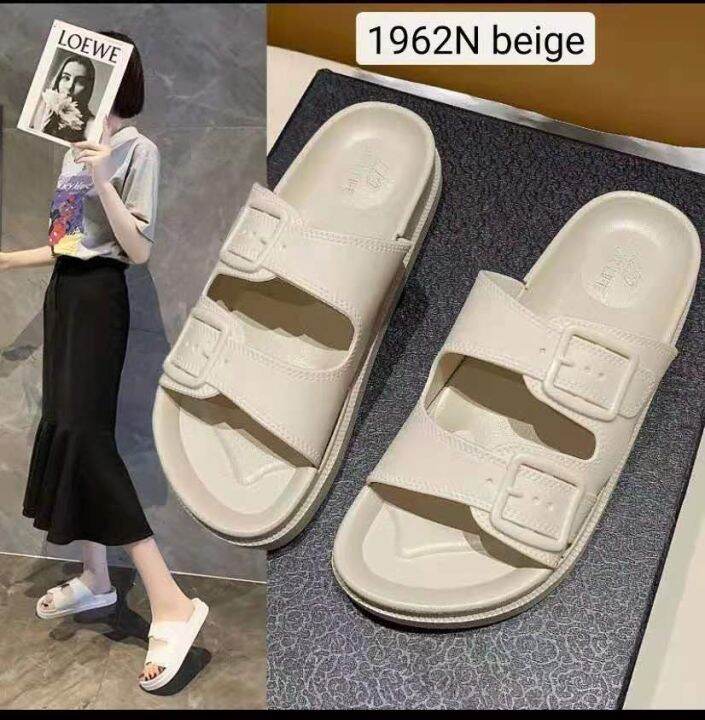 TS- COOL PLAIN TWO STRAP SLIPPER FOR WOMEN FASHION HIGH QUALITY | Lazada PH