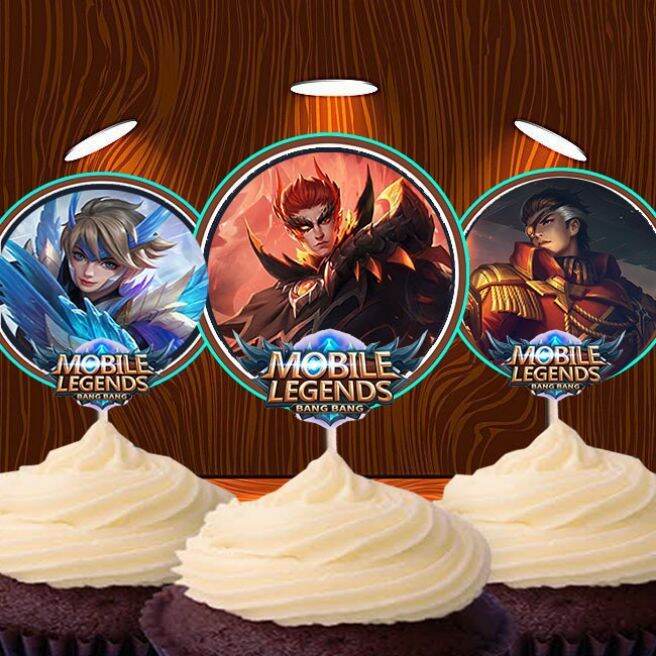 Mobile Legend Cupcake topper 24pcs | Lazada PH