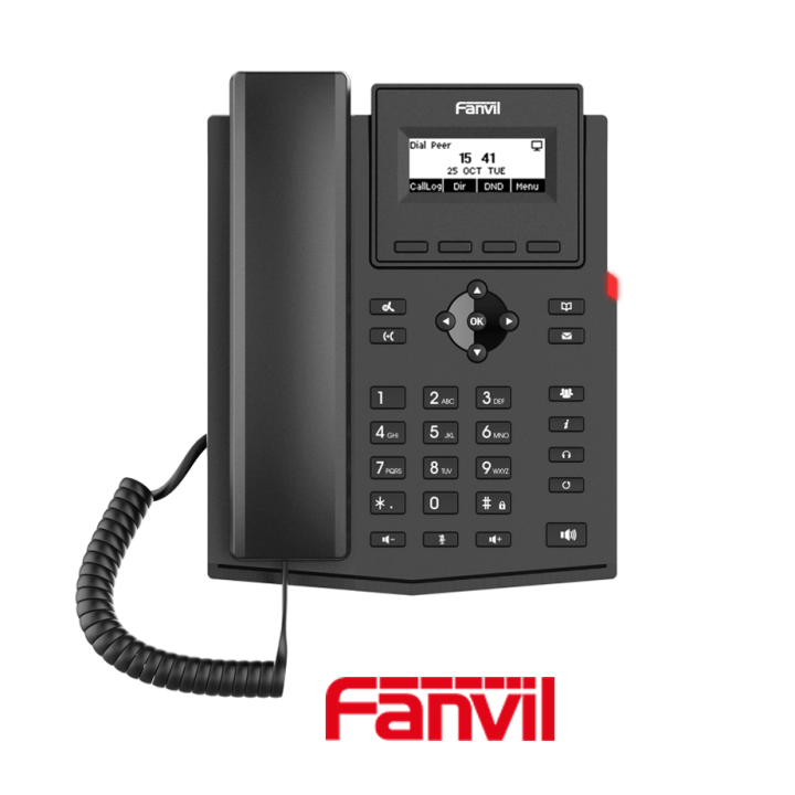 Fanvil X301G IP Phone with PoE & Dual Gigabit Ports | Lazada