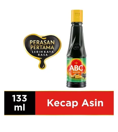ABC Kecap Asin 133ml Indonesia Condiments Soy Sauce original Bottle ...