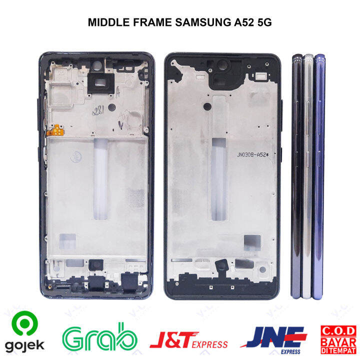 TULANG MIDDLE FRAME TATAKAN LCD SAMSUNG A52 5G + BAZEL FRAME LCD ...