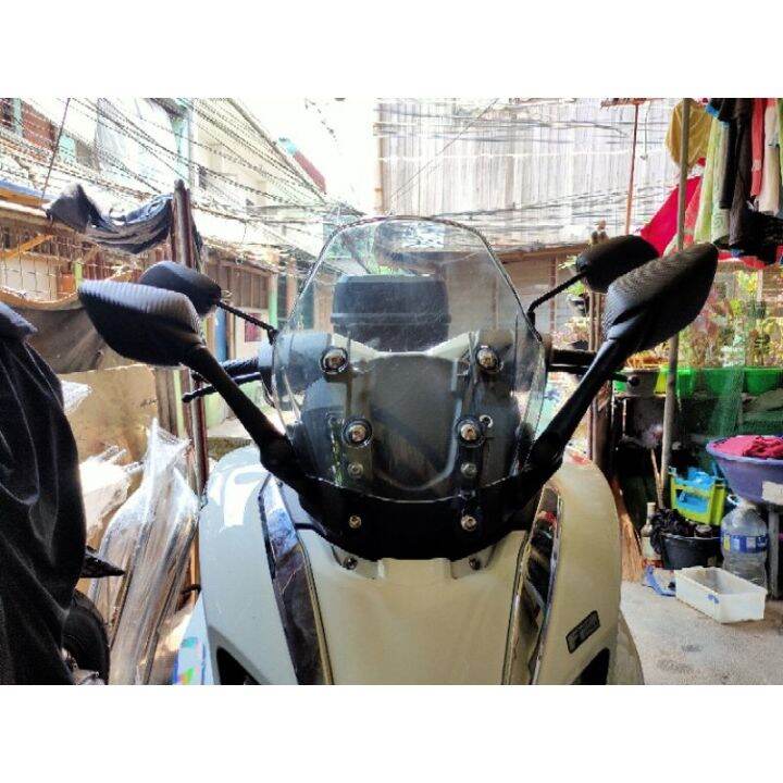 Suzuki burgman 125 side Mirror Bracket Modified Heavy duty motor ...