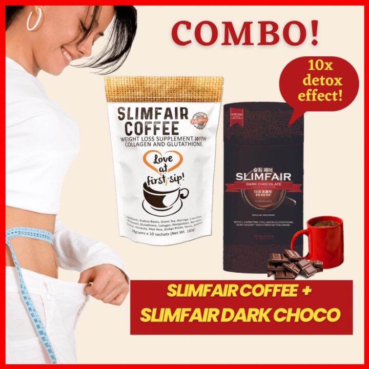 SLIMFAIR COFFEE SLIMFAIR DARK CHOCO (ONHAND PLUS FREEBIE) | Lazada PH