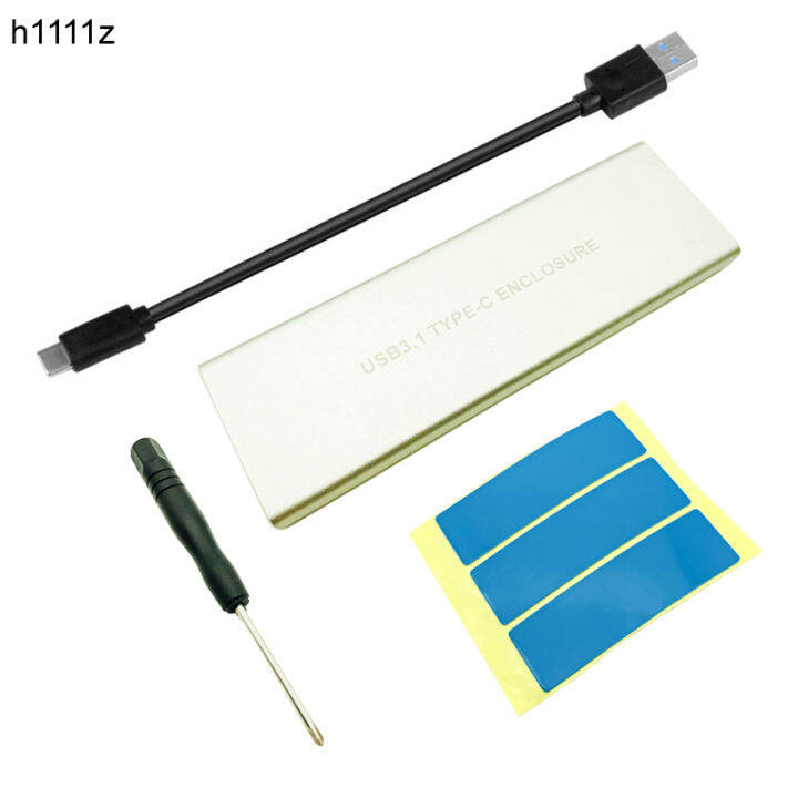 H1111Z NVMe PCIE USB3.1 HDD Enclosure M.2 to USB Type C 3.1 M KEY SSD ...
