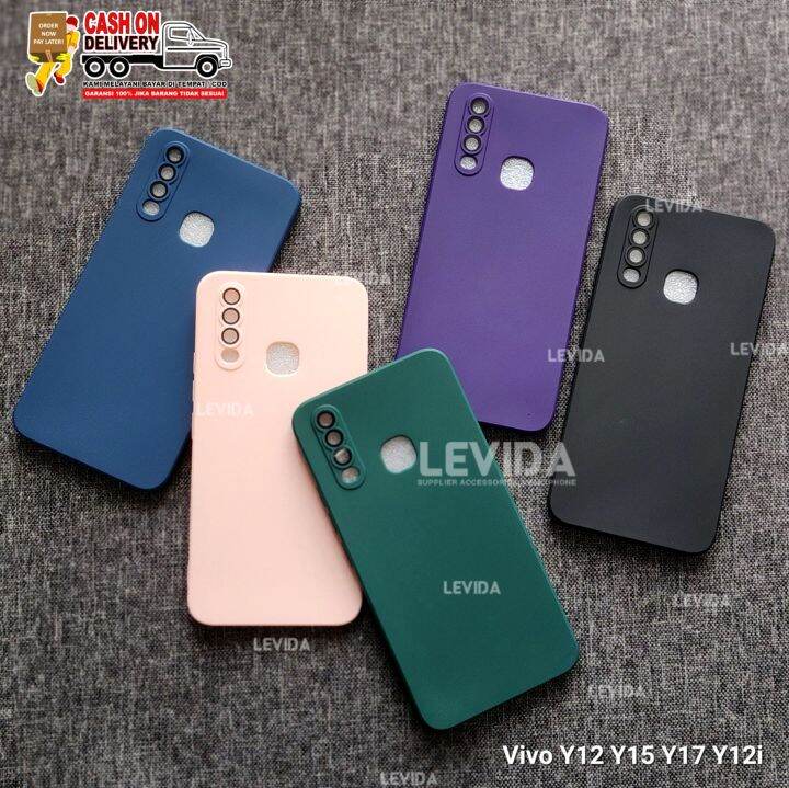 Vivo Y12 Vivo Y15 Vivo Y17 Vivo Y15S Vivo Y16 Vivo Y19 Softcase Macaron Lens Protect Kamera ...