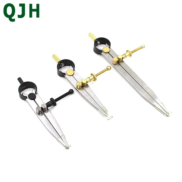 New DIY leather tools Adjustable Scriber Wheel Compass Leather Stitch ...