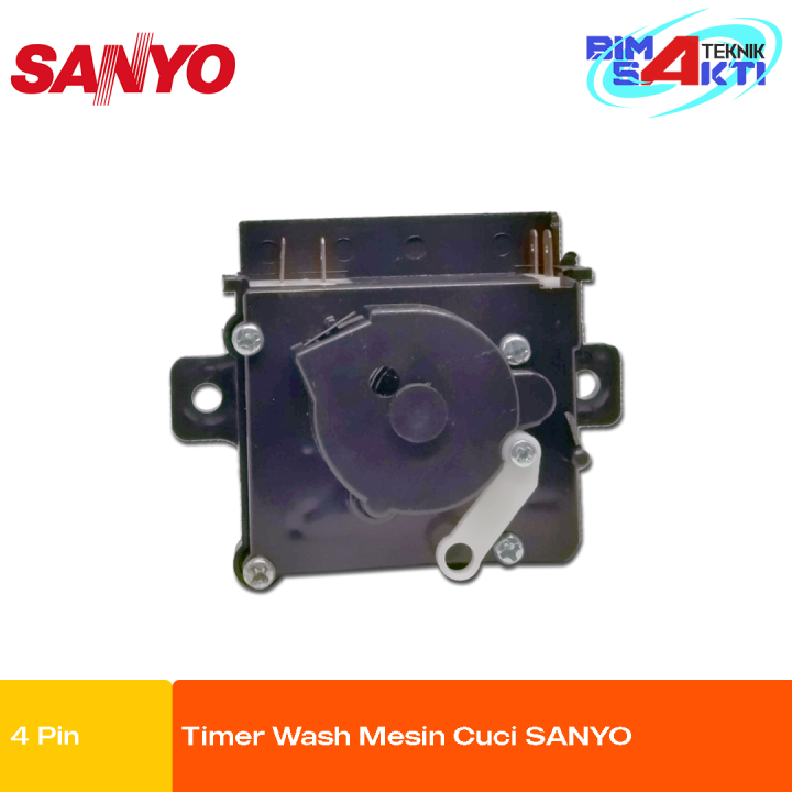 Timer Wash Mesin Cuci Dua Tabung SANYO Model Soket 4 Pin Timer Soket ...