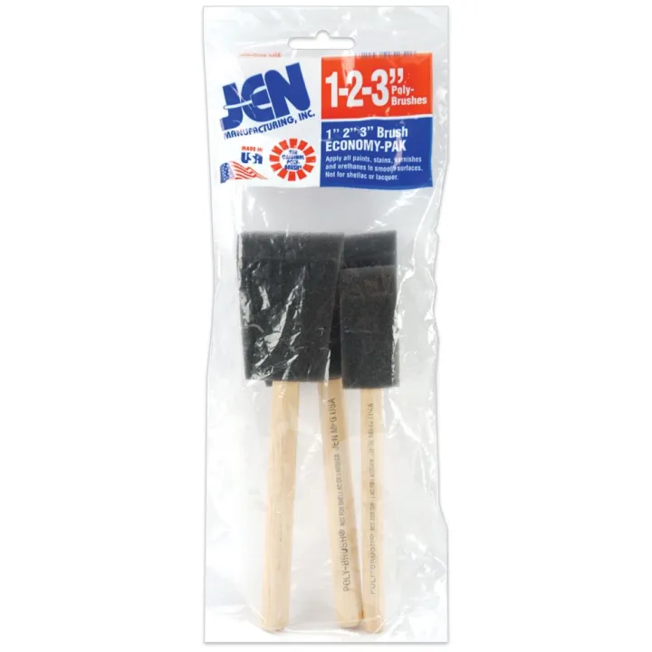 Poly-Sponge Brushes 3/Pkg by JEN Manufacturing Made in USA | Lazada