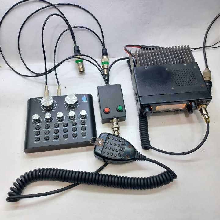 PTT BOX RIG ICOM IC-229H TO SOUNDCARD AUDIO V8 | Lazada Indonesia