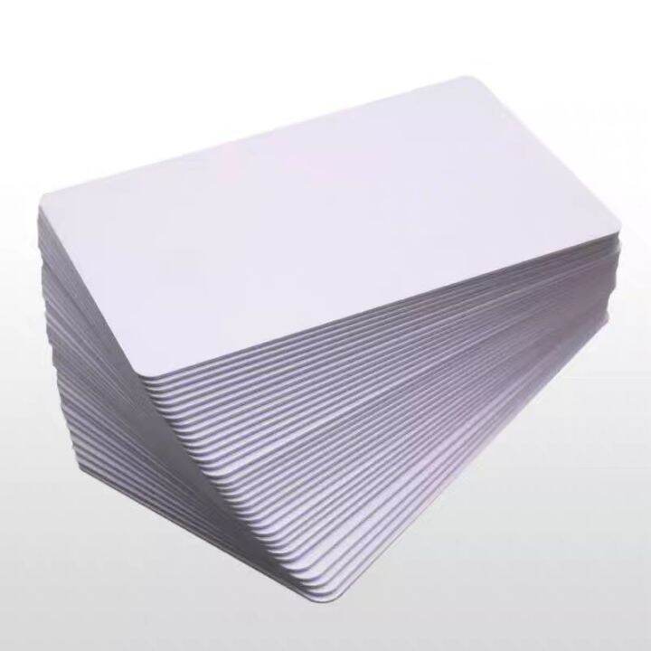 PVC white card 200-piece box double-sided coated white card portrait ...
