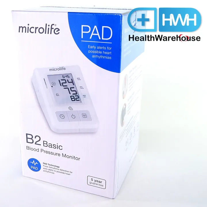 Microlife B2 Basic Blood Pressure Monitor เครื่องวัดความดัน ไมโครไลฟ์ รุ่น B2 เบสิค (ประกันศูนย์ ...