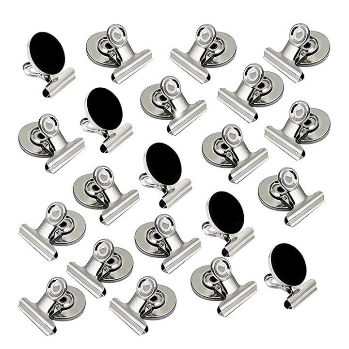 20 Pack Magnetic Clips,Scratch-Free Refrigerator Strong Magnet Clips ...
